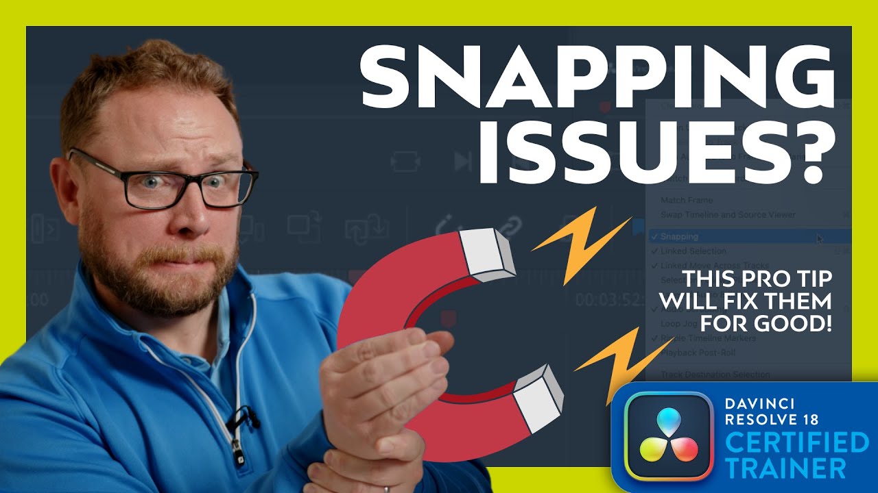 Remove your DaVinci Resolve SNAPPING FRUSTRATION with this PRO TIP ...