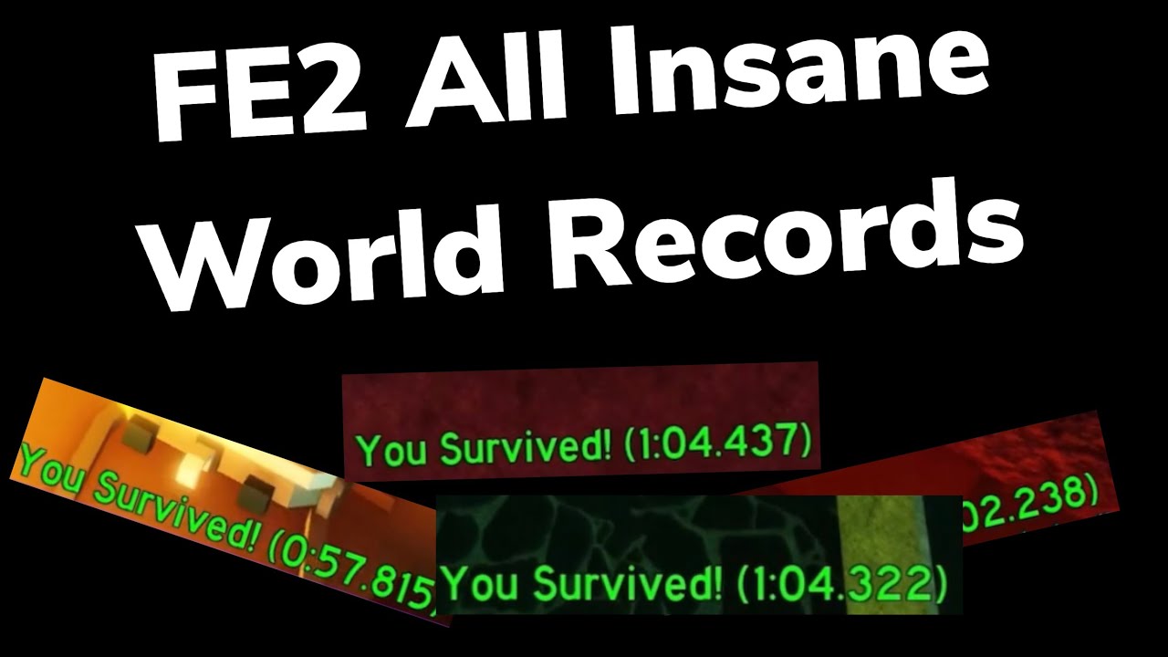 FE2: All World Records (Insane Maps) - YouTube