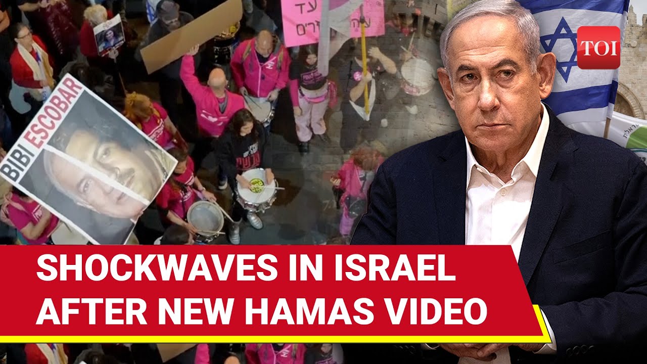 Netanyahu Under Fire; Revolt In Tel Aviv As Hamas Video For Trump ...