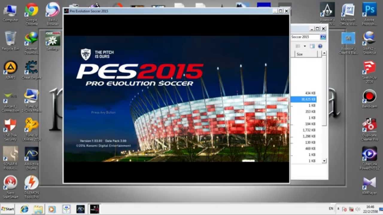 วิธีลง Pro Evolution Soccer 2015+PES 15 Patch Pesgalaxy 3 00 - YouTube
