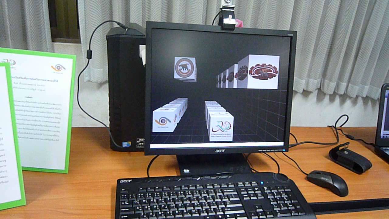 Virtual 3D using head tracking #2 - YouTube