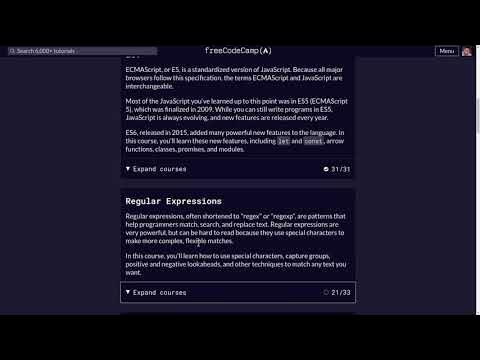 39 - [FreeCodeCamp Arabic] Javascript Algorithms and Data Structures: Regex (3/3) - YouTube