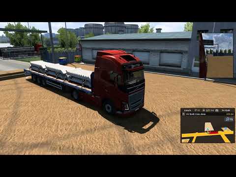 It's volvo truck with cement slab | euro Truck Simulator 2 Game | #ets2