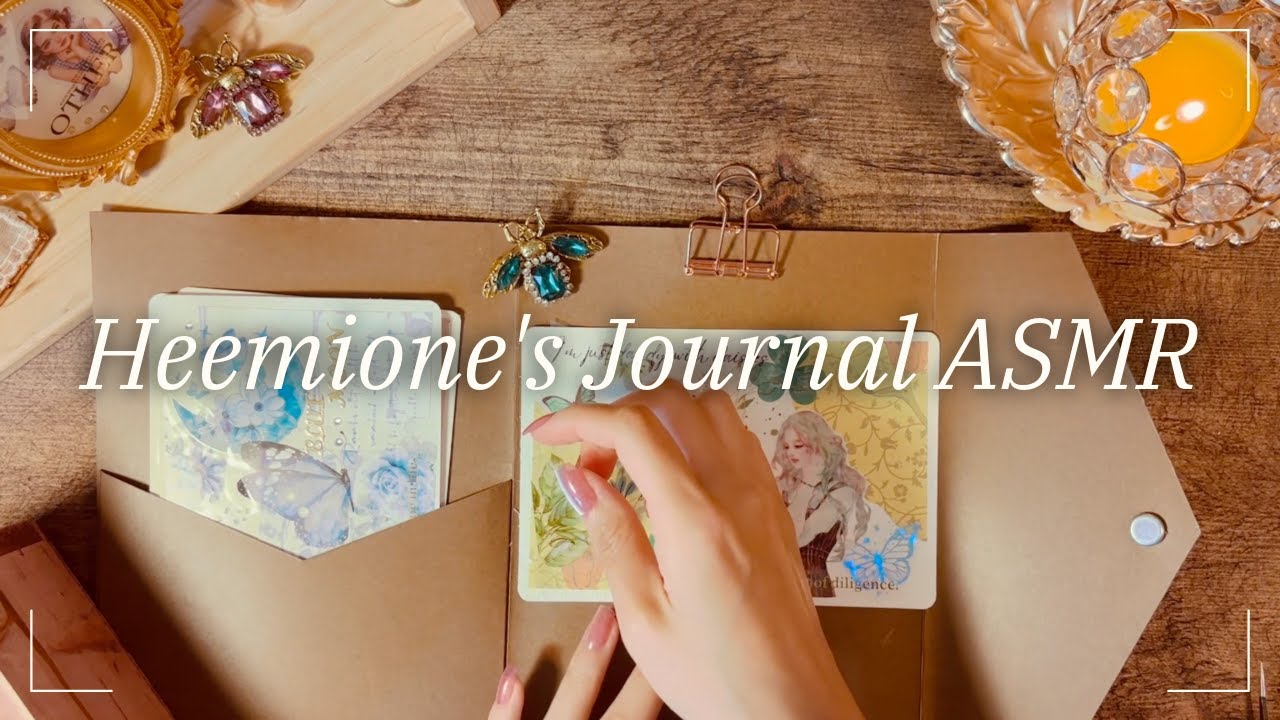 [ASMR Vintage Journal] Clovers 🍀 - YouTube