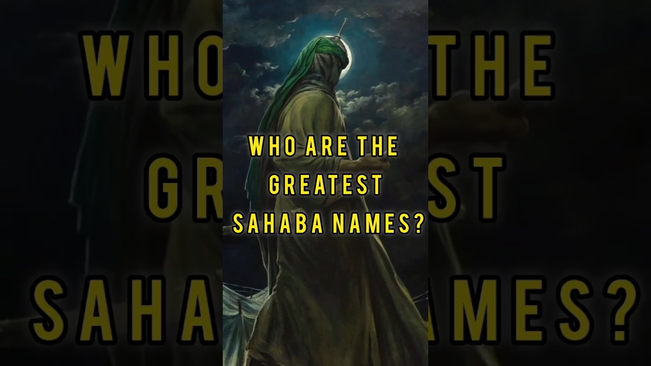 who are the greatest sahaba names?#islamic #allah #God #subhanallah ...