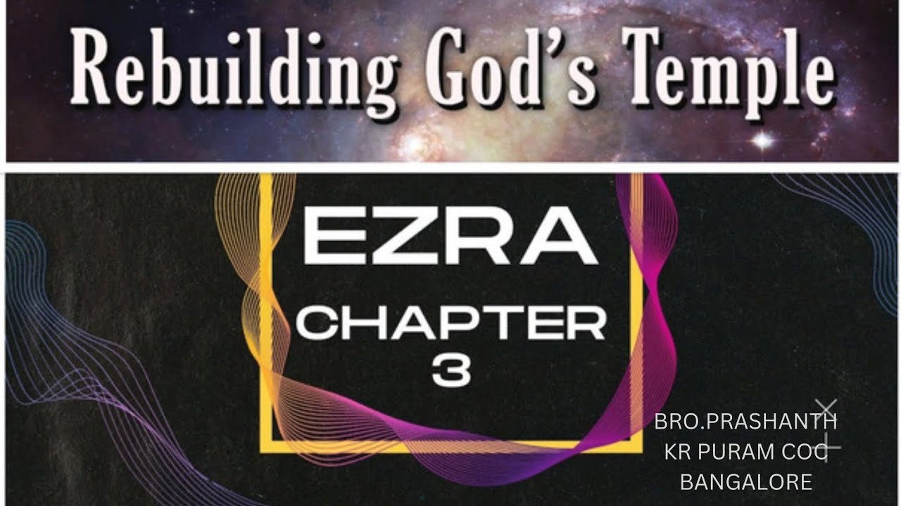 EZRA 3/ISRAELITES REBUILDING THE ALTAR-WHEN THE SEVENTH MONTH/BRO ...