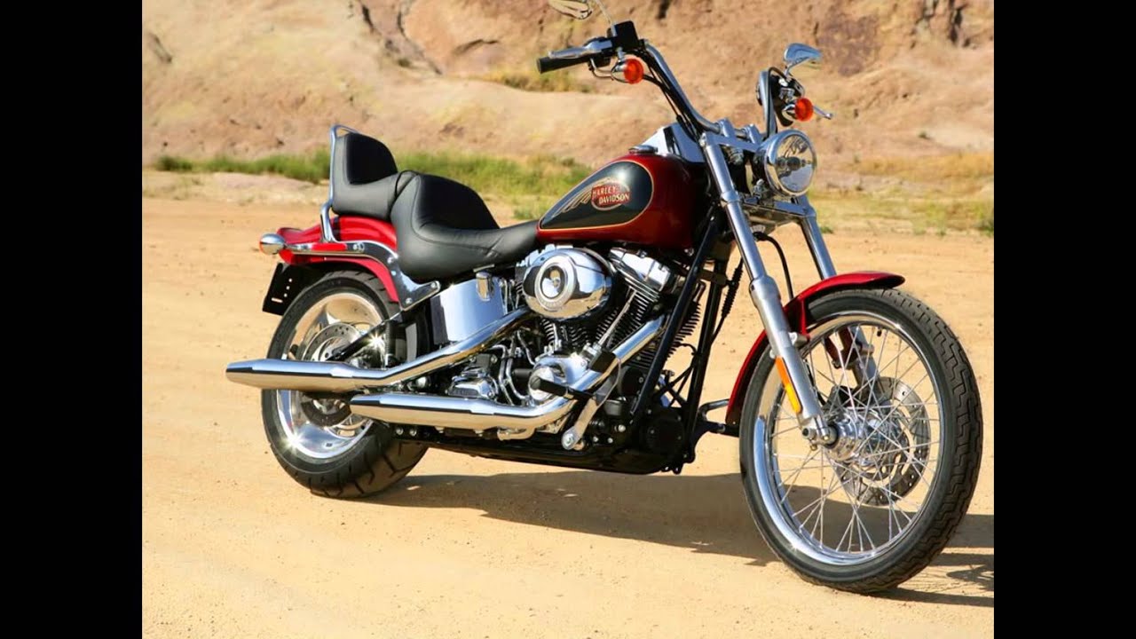 Harley Davidson softail deuce Model Look in all angles - YouTube