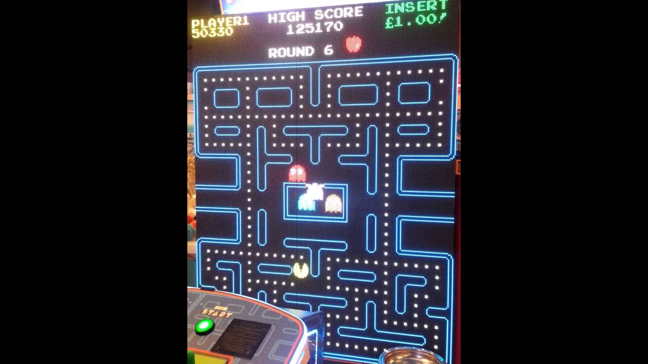 Big pac man arcade game - YouTube