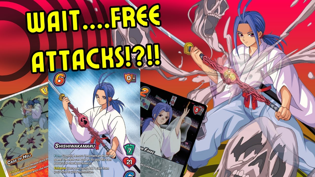 First Look at Shishiwakamaru!!! | Yu Yu Hakusho CCG | UniVersus - YouTube