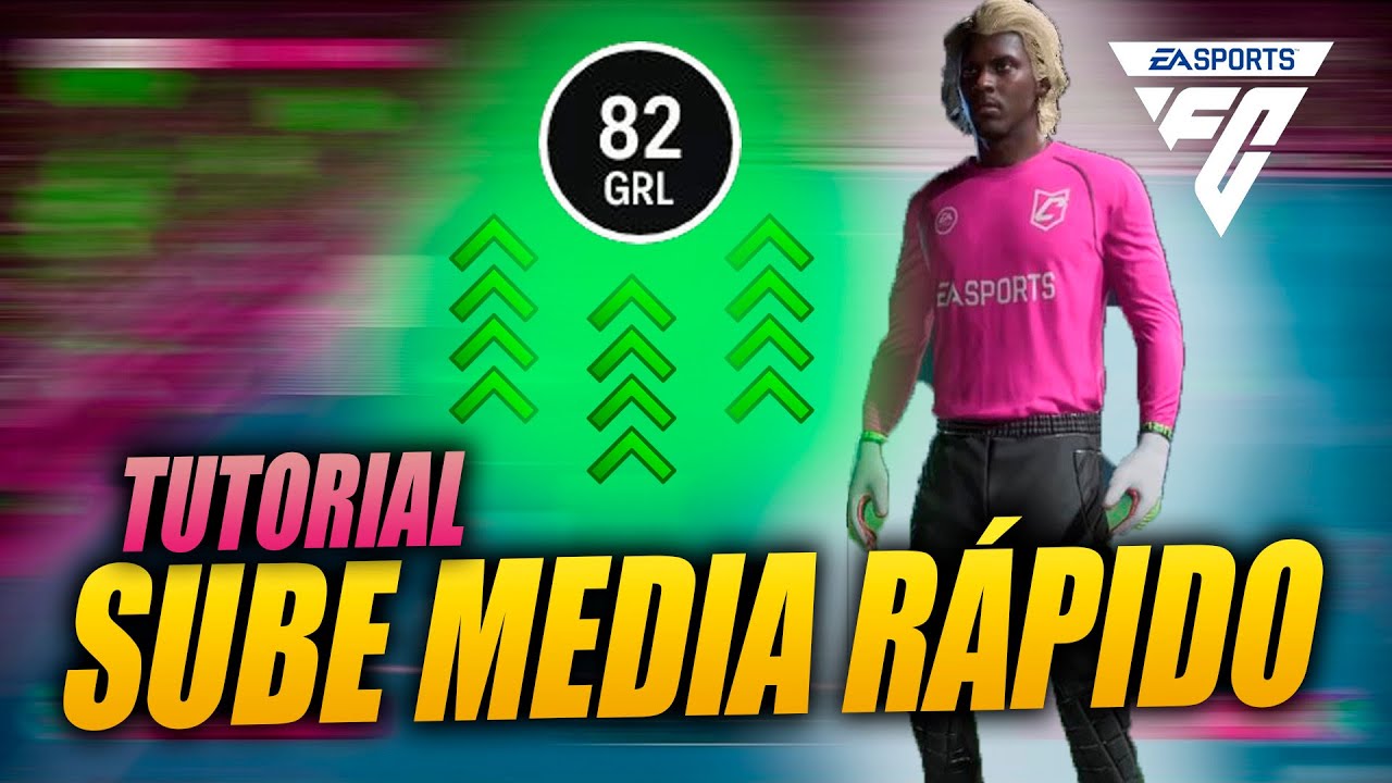 SUBE MEDIA RÁPIDO | Tutorial portero clubes pro ea sports fc 24 - YouTube