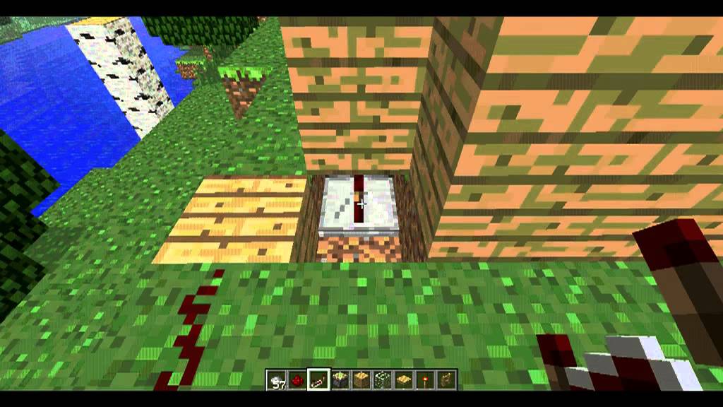 minecraft bowling alley tutorial - YouTube