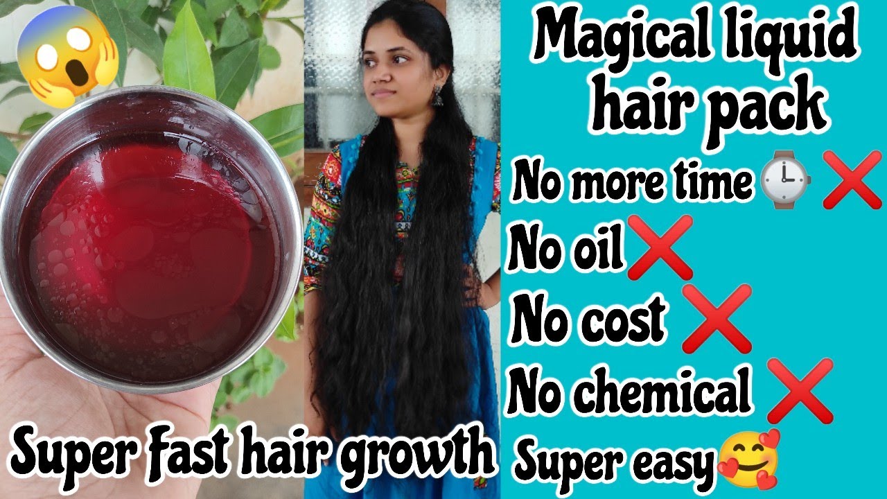🔥Super fast hair growth pack/easy onion peel liquid pack for hair ...