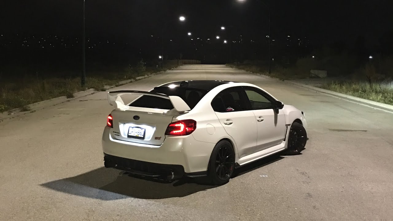 Subaru WRX STi Night run with Insta360 - YouTube