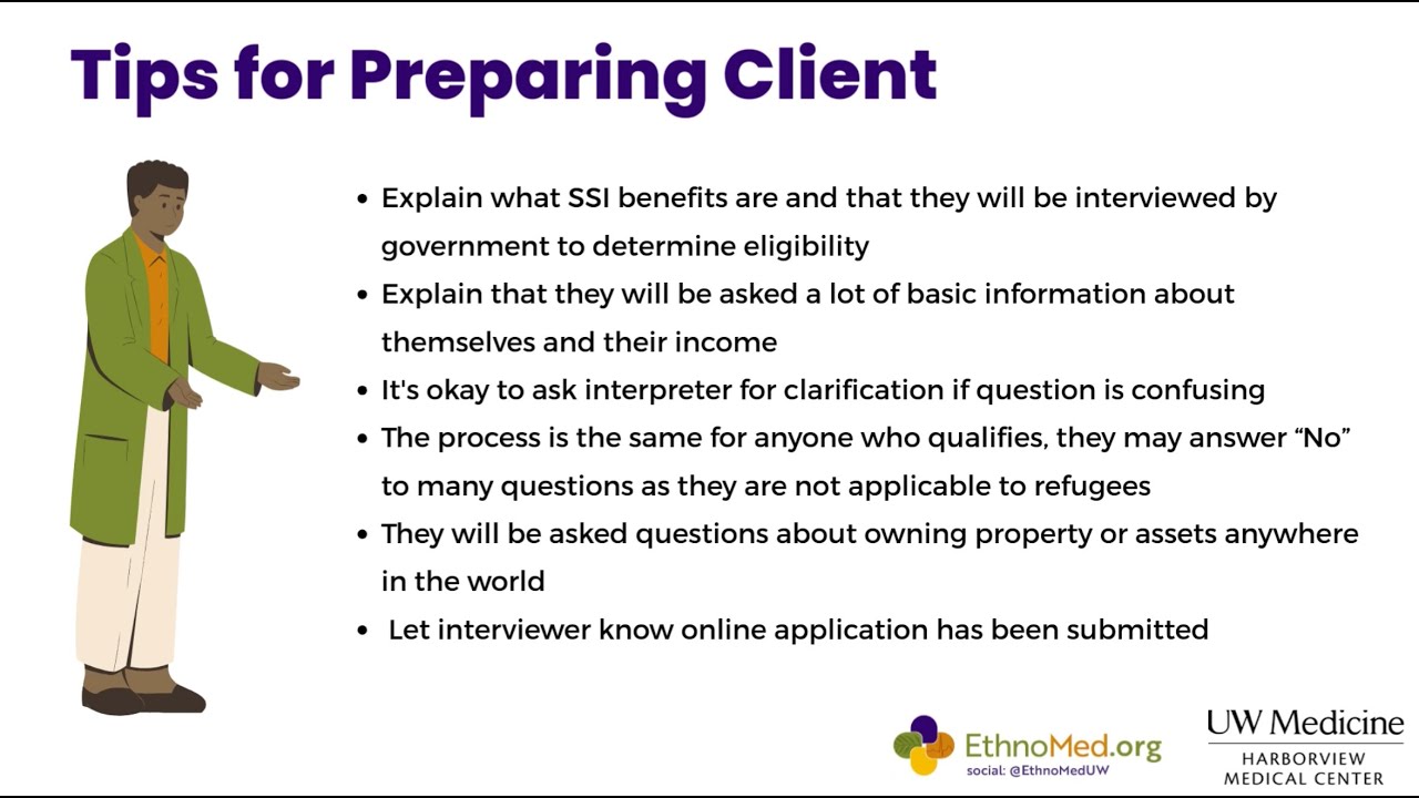 STEP THREE: Preparing a Client for the SSI Interview - YouTube