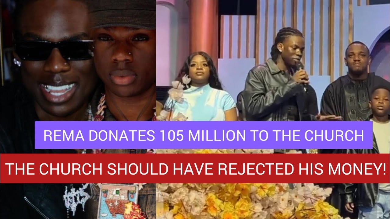 REMA SURPRISES CHURCH WITH 105MILLION //REMA'S PERFORMANCE #rema # ...