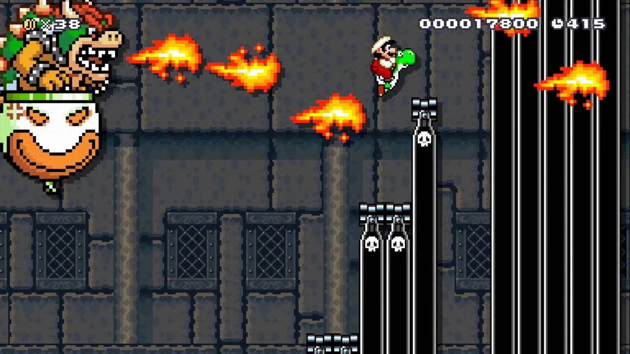 Bowser's Sinking Lava Lair - YouTube