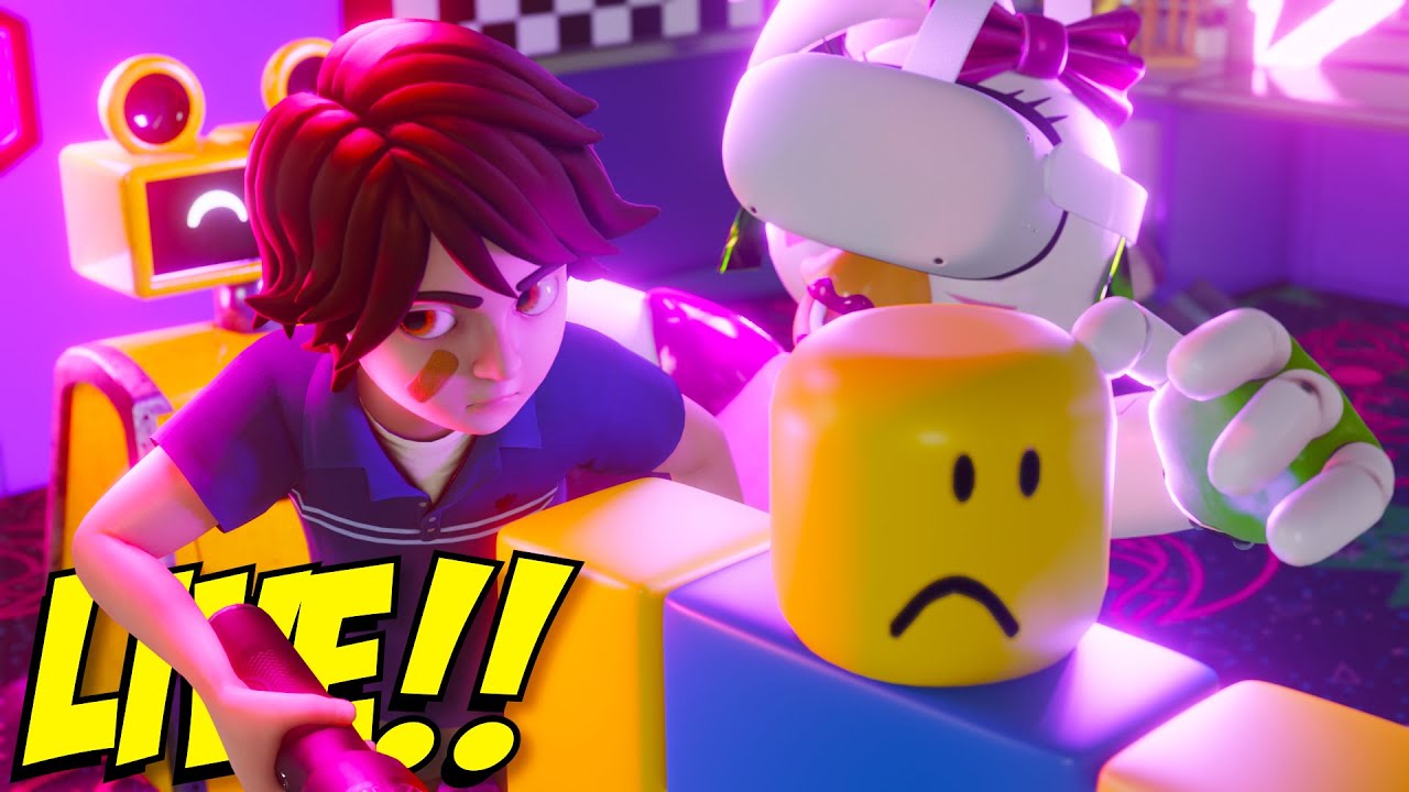 FNAF: SECURITY BREACH VR?! LETS DO THIS!! [LIVE] - YouTube