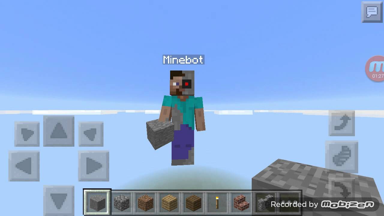 Minecraft pe 0.13.0 Minebot kullanım videosu. - YouTube