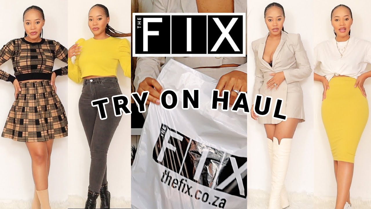 The Fix Fashion Try On Haul South African Youtuber Youtube