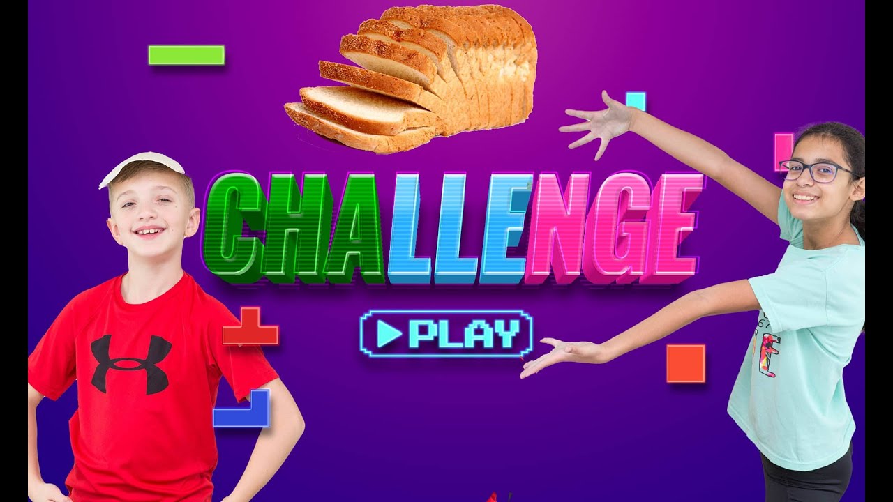 Bread Challenge For Kids - Funny Challenge for Children - YouTube