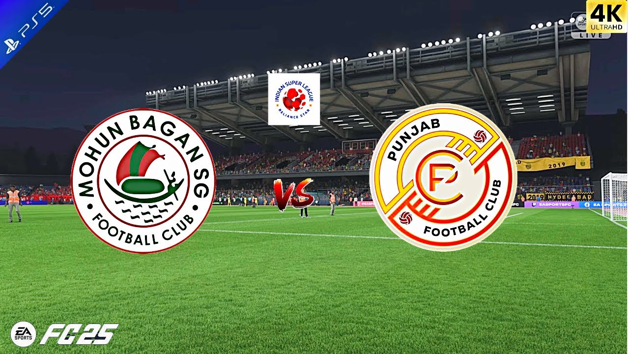 Mohun Bagan SG vs Punjab FC | ISL India - Super league | Full Match ...