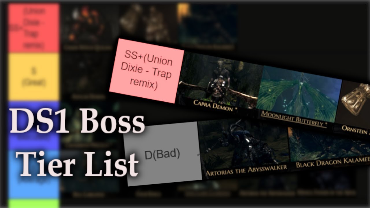 Schizo ramblings in the form of a DS1 Boss Tier List - YouTube