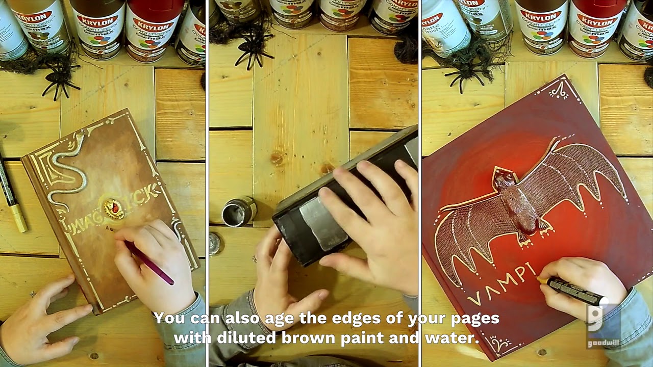 DIY Spell Books - YouTube