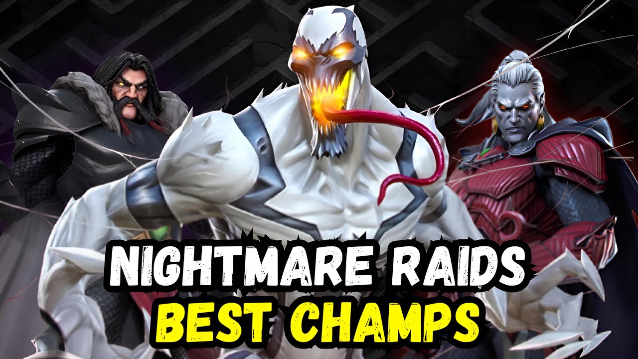 Best Champions RANKED For Nightmare Raids! October 2025 MCOC - YouTube
