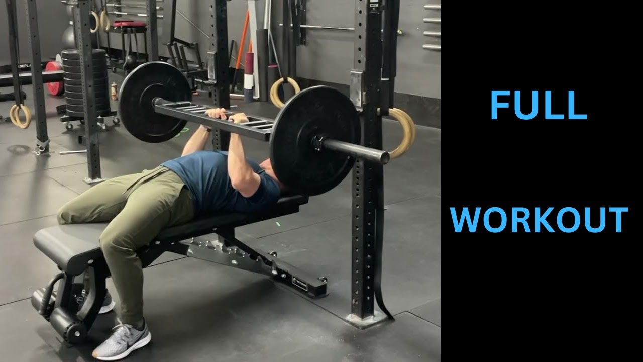 Full Workout. Rolling Triceps Extensions, Close - Grip Bench - YouTube