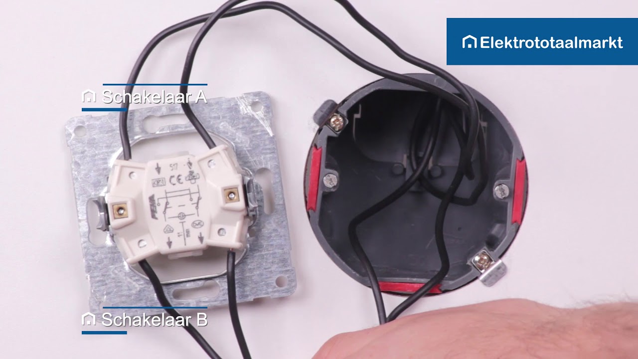Peha kruisschakelaar in kruisschakeling aansluiten ...