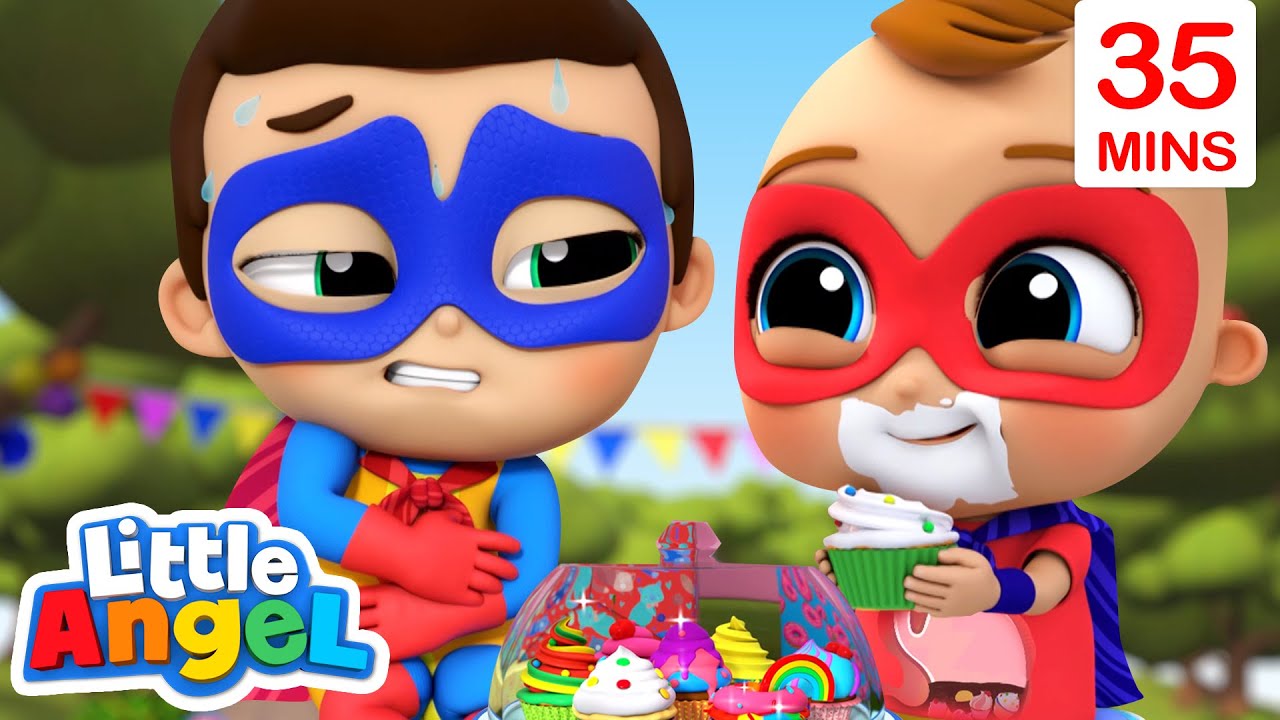 No More Snacks + More Little Angel Kids Songs & Nursery Rhymes - YouTube