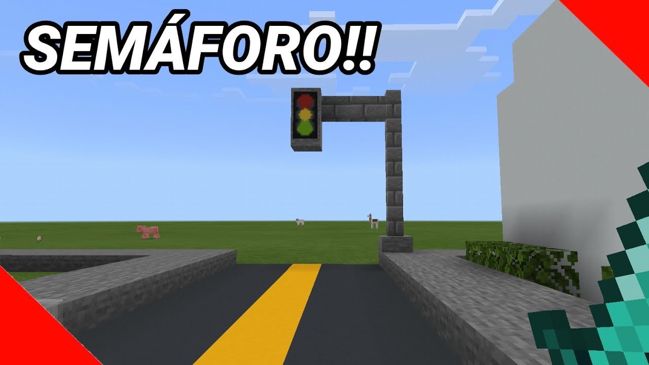 🚦 COMO FAZER UM SEMÁFORO NO MINECRAFT!! - YouTube