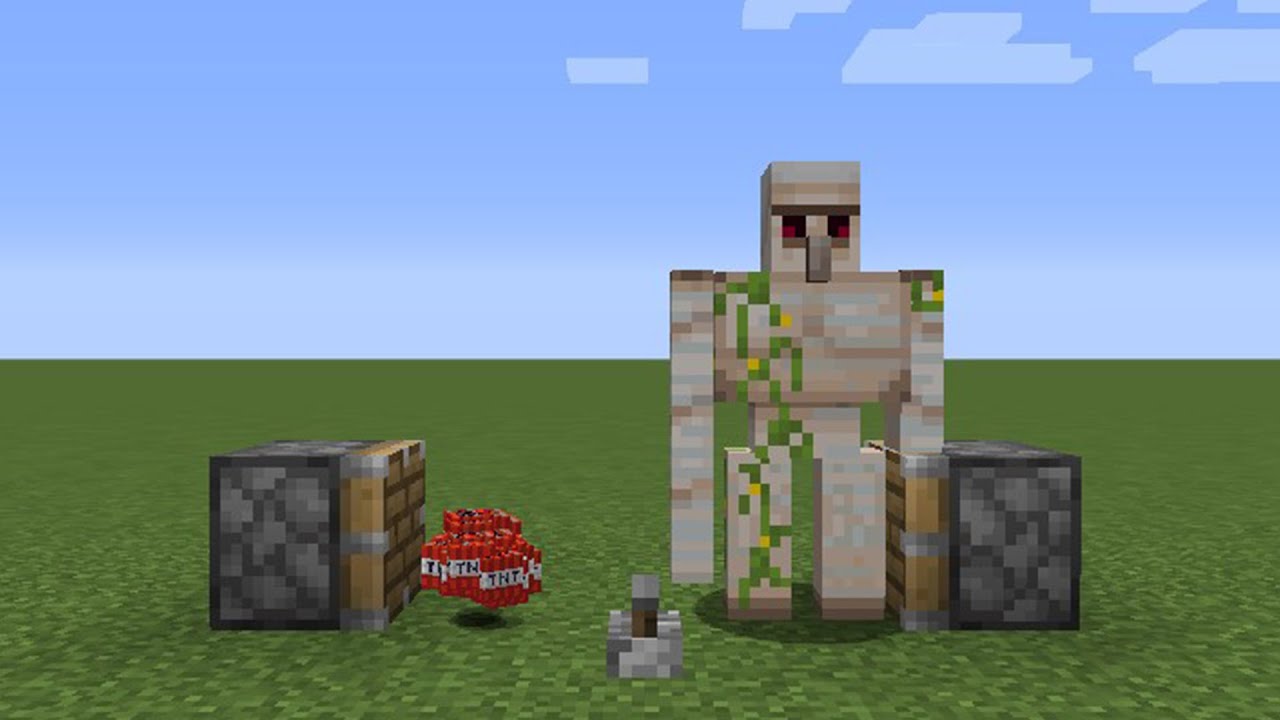 TNT + Golem ? | Minecraft - YouTube