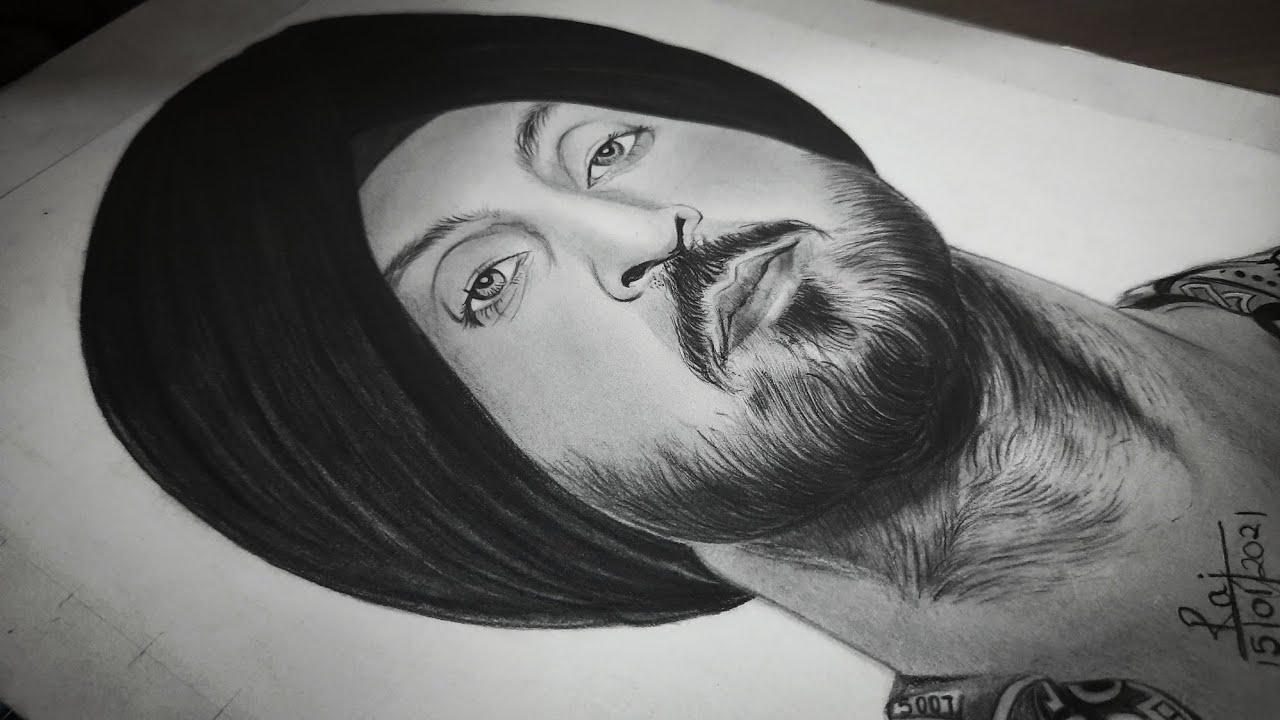 Diljit Dosanjh Drawing | Realistic Drawing - YouTube