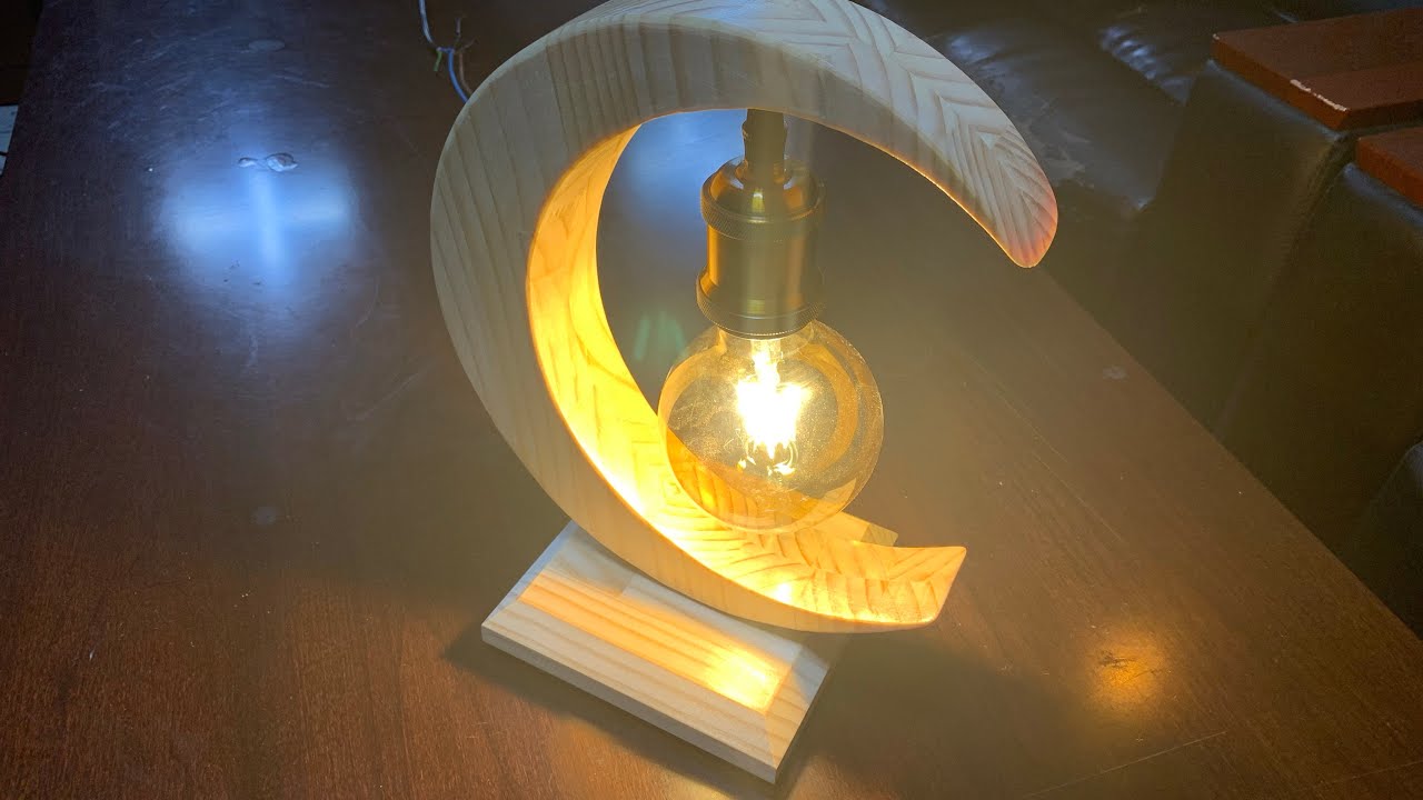 원목 무드등 만들기 / Wooden Mood Light - YouTube
