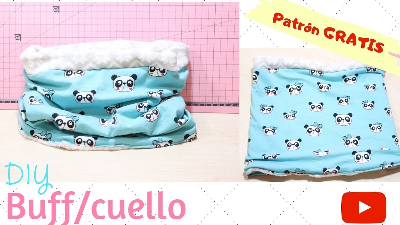 Cómo hacer un buff / cuello | #costura #patronesgratis #tutorial - YouTube
