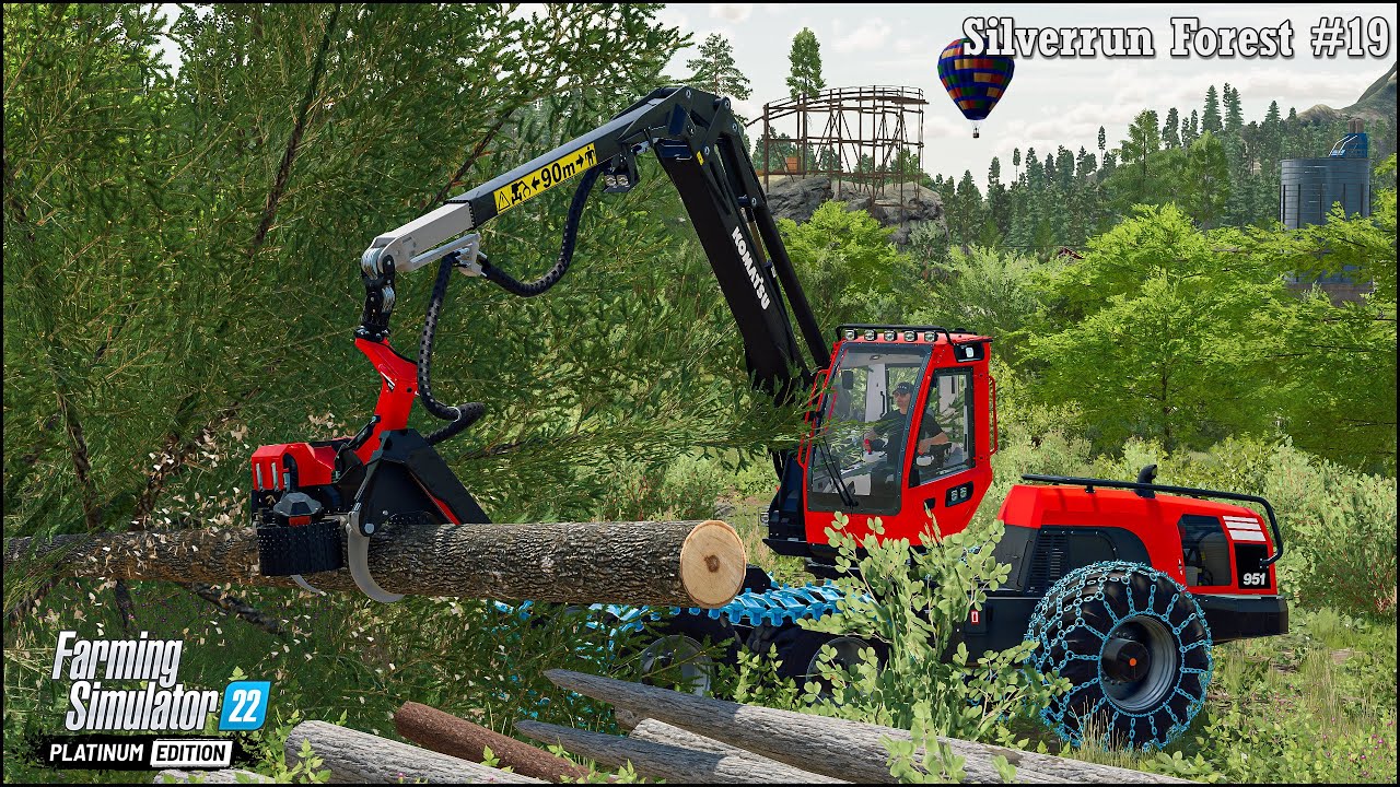 Forestry & Farming in Silverrun Forest Ep.19🔹Continuing Clearing Forest ...