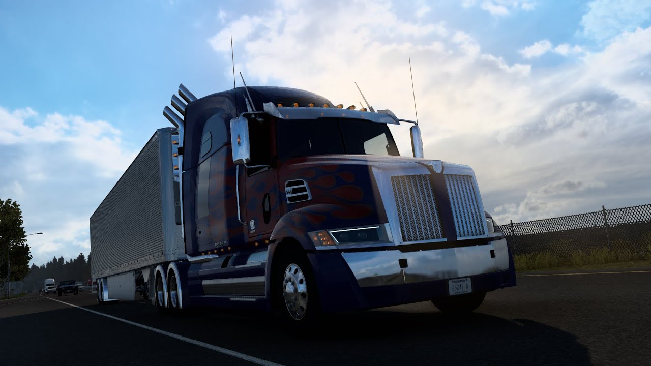 Optimus Prime Drives to Pine Buff | American Truck Simulator - YouTube