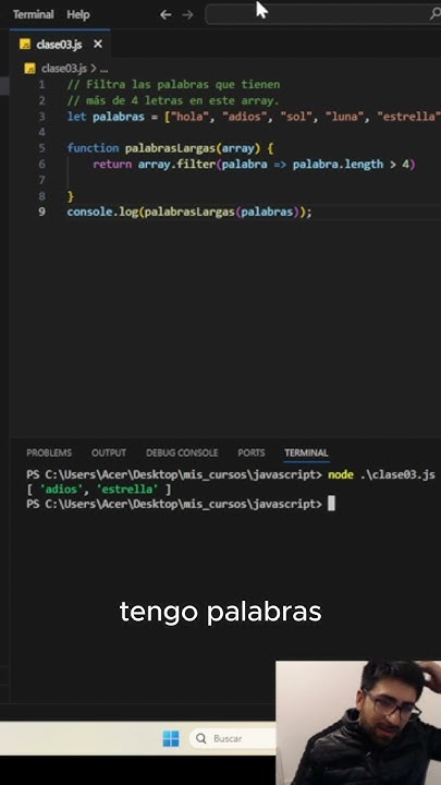 Palabras Largas Javascript Programacion Desarrolladorweb Youtube