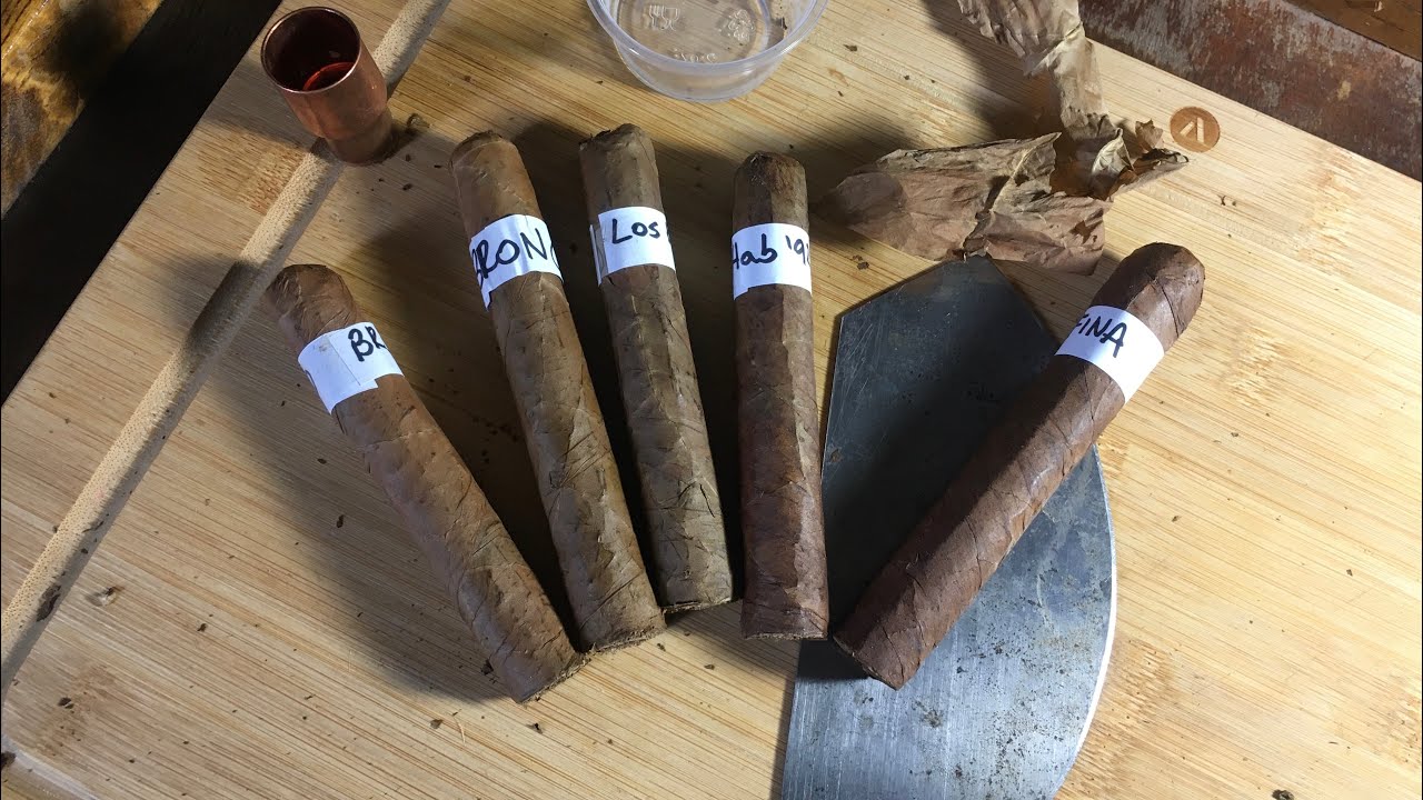 Wrapping Cigars - YouTube