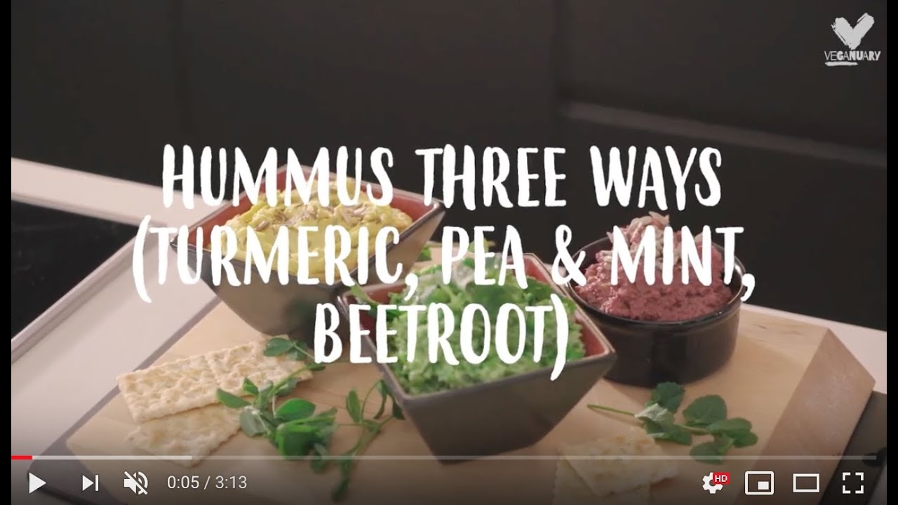 Vegan Hummus Three Ways - Rebel Recipes - YouTube