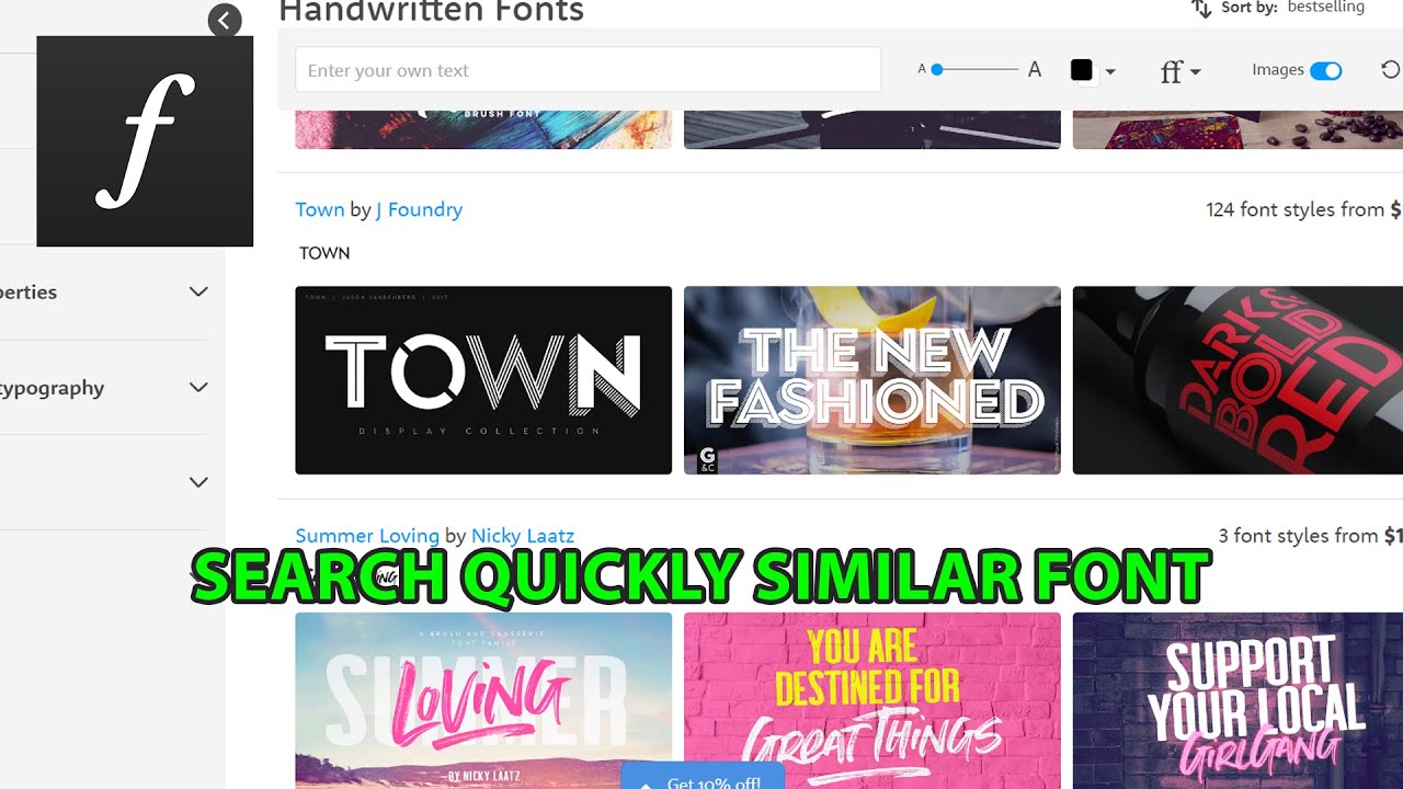 Fast Way to Search Similiar Font Using WEB BROWSER - YouTube