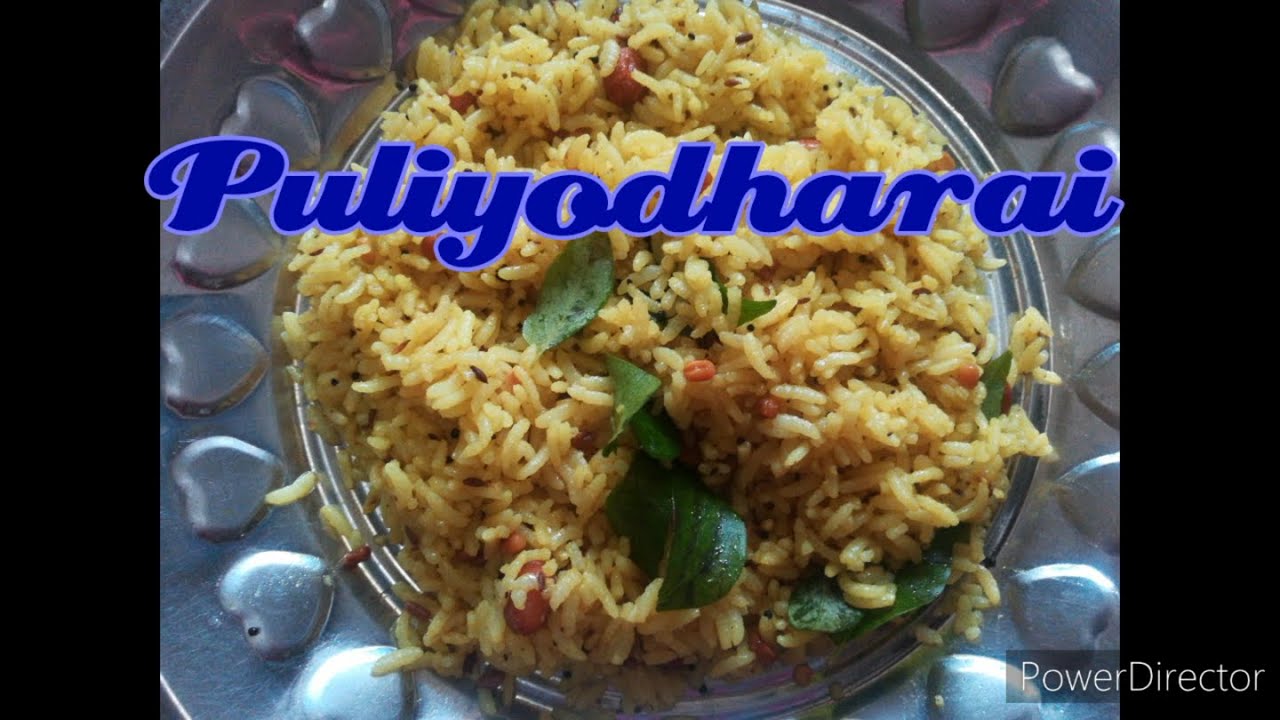 Parthasarathy Kovil Style Puliyodharai |Puliyodharai Recipe in Tamil ...