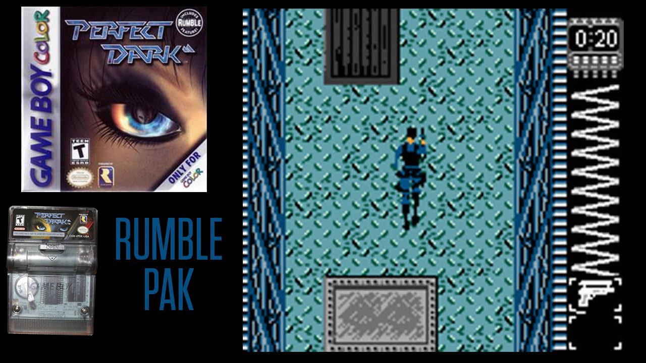 Perfect Dark (GBC) - see the RUMBLE PAK! - YouTube