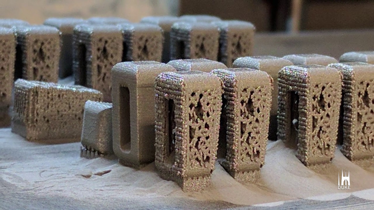 Duke Students Use 3D Metal Printer to Create Medical Devices - YouTube