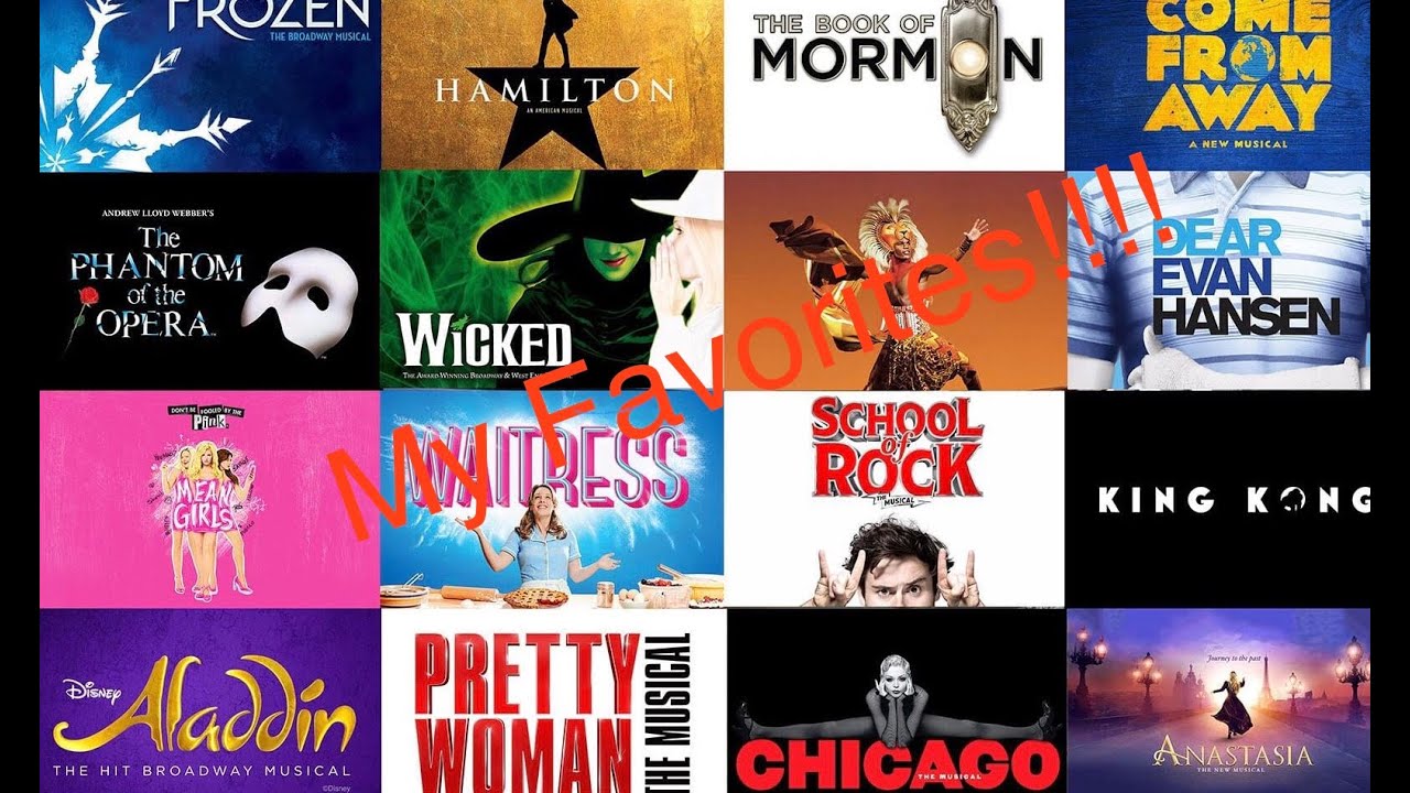 My Favorite Musicals!!! - YouTube