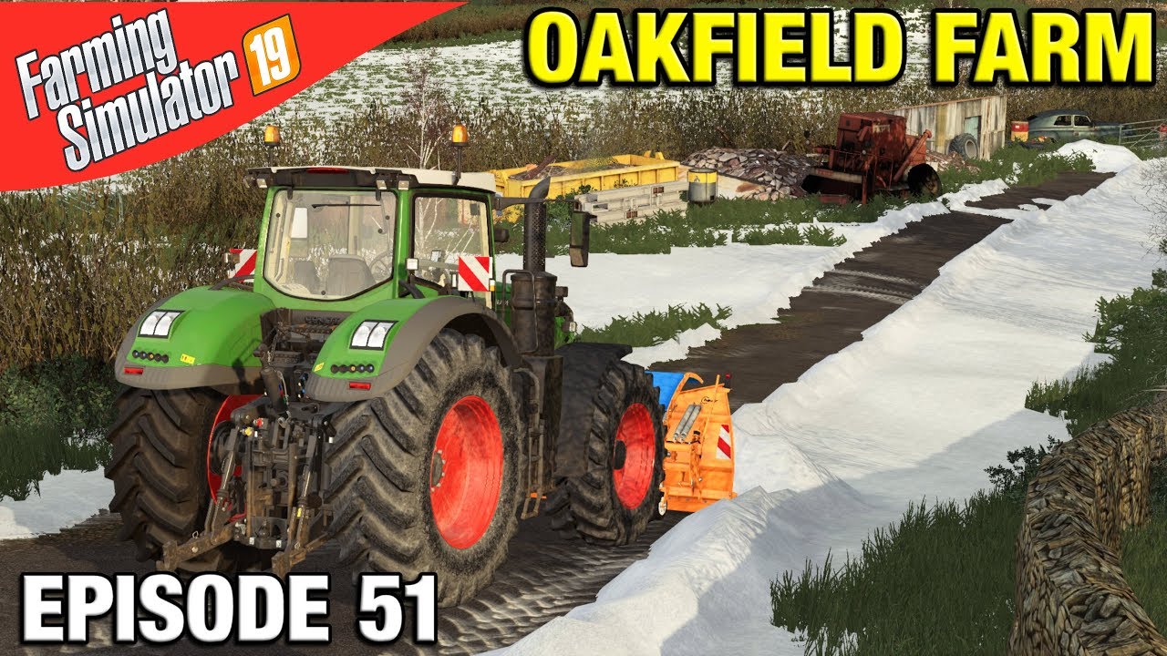 PLOUGHING THE ROADS Farming Simulator 19 Timelapse - Oakfield Farm ...