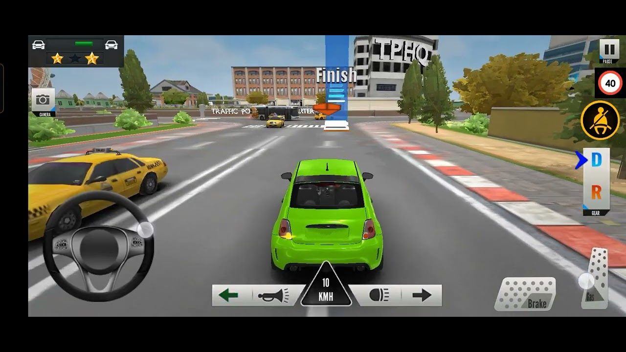 car simulator caring mode level 1-2।। gaming video ।car game - YouTube