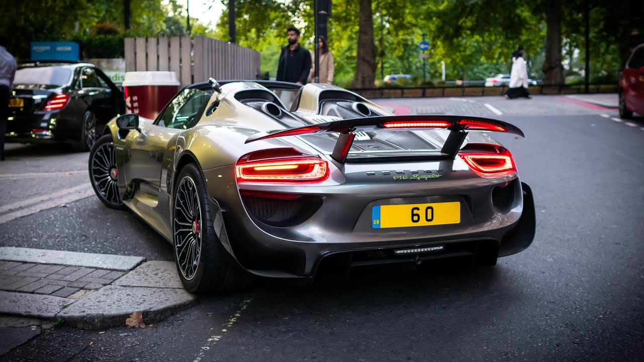 Supercars in London 2022 - #CSATW455 [918 Spyder, Huracan STO ...