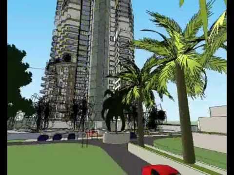 ANIMACION de EDIFICIO en Sketchup - YouTube